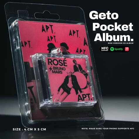 Apt Nfc Pocket Mini Album Mini Album Keychain Nfc Miniature Cd