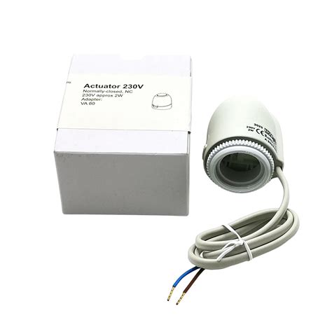 Ac 230v Electric White Thermal Actuator Radiator Hy316 For Manifold