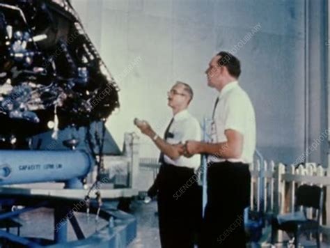 Engineers Examine Remains Of Apollo 1 Command Module 1967 Stock Video Clip K005 9755