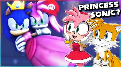 Princess Sonic Tails And Amy React To Mistletoe Madness Youtube