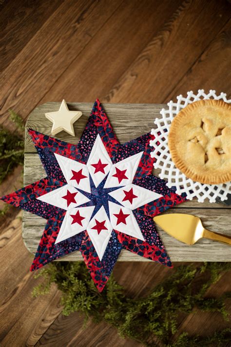 Independence Day Star Table Mat Pattern We Like Quilting