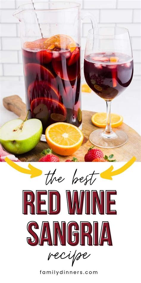 Simple Red Wine Sangria Recipe Artofit