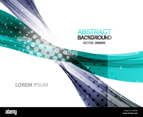 Vector Abstract Color Lines Background Template Brochure Design Stock