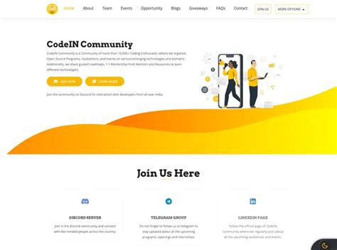 Codein Community Website Bootstrap Templates And Themes