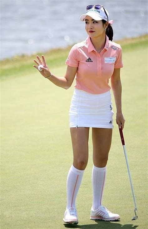Golf Woman In Mini Skirt And Knee Socks Artofit