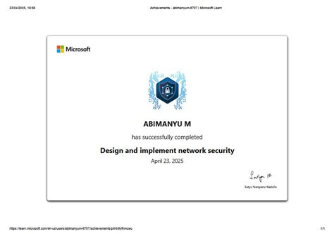 Az700 Microsoftazure Networksecurity Azurefirewall Nsg Waf… Abimanyu M