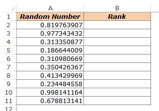 How To Generate Unique Random Numbers In Excel