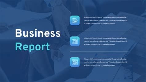 Business Report Simple Google Templates Slides