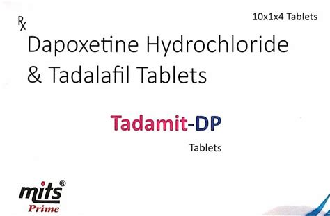 Tadamit Dp Tablet Tadalfil 10and Dapoxetine 30mg At ₹ 450 Stripe Indore Id 2853128766462