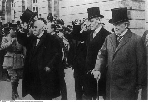 The Big Three Of Versailles Georges Clemenceau Woodrow Wilson And