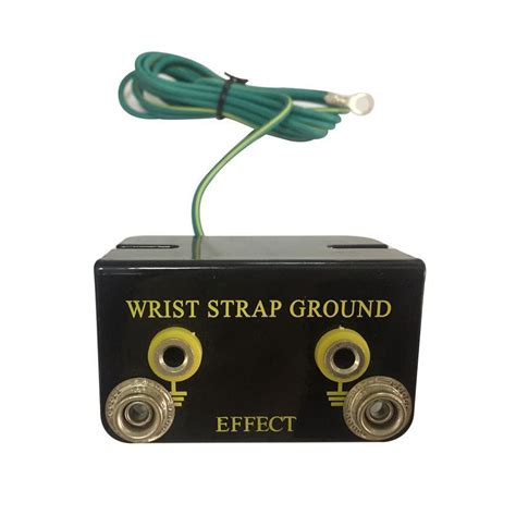 Anti Static Grounding Double Jack Socket Esd Socket And Wrist Strap