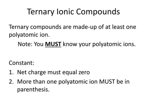 Ppt Ionic Compounds Powerpoint Presentation Free Download Id2435137