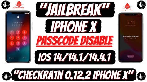 iphone x jailbreak ios 14 4 1 passcode disabled checkra1n 0 12 2 cli