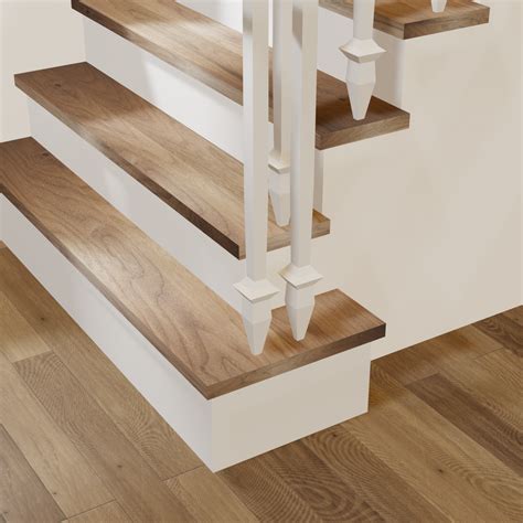Walnut Square Starter Tread Hardwood Stairs Direct