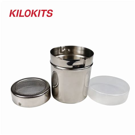 Kilokits Stainless Steel Static Grass Shaker Container Kilokits Mini