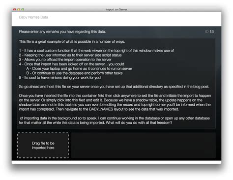 what are your imports waiting for filemaker perform script on server