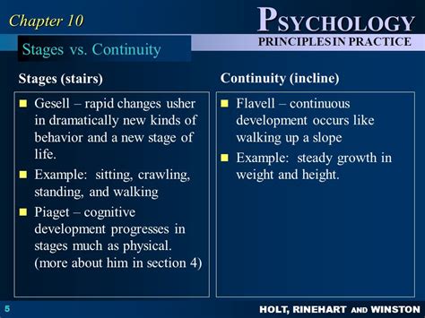 Continuity Examples Psychology