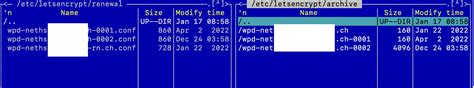 lets encrypt creating multiple folders support nethserver community