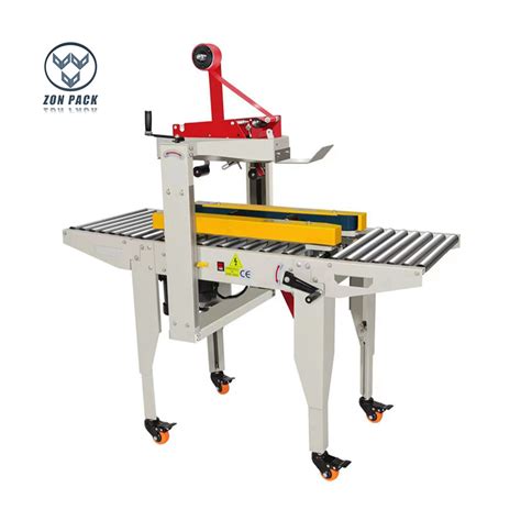 Semi Auto Automatic Paper Carton Box Case Taper Taping Sealing Machine