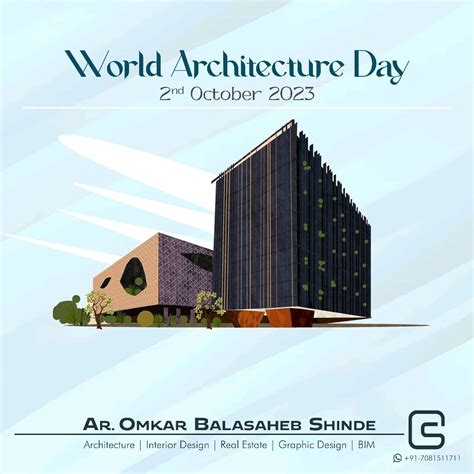 Omkar Shinde On Linkedin Worldarchitectureday Architects