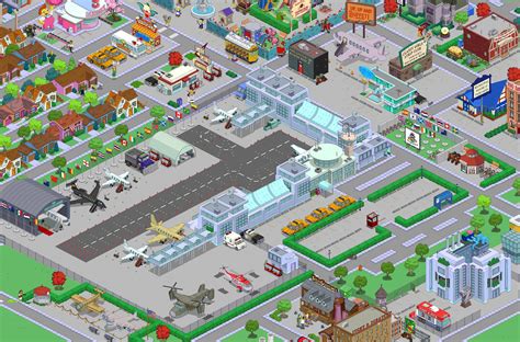 Map Of Springfield From The Simpsons