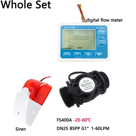 Us211ma Water Flow Meter Totalizer Alarmer And Pa6 Vicedeal