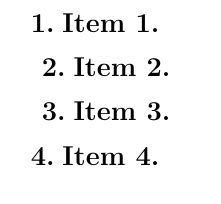 Lists Two Types Of Enumerate Items TeX LaTeX Stack Exchange
