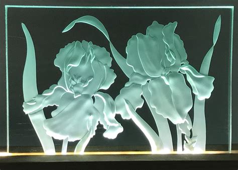 Multi Stage Glass Sandcarving
