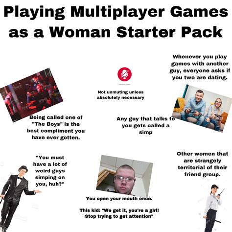 Playing Multiplayer Games As A Woman Starter Pack Rstarterpacks