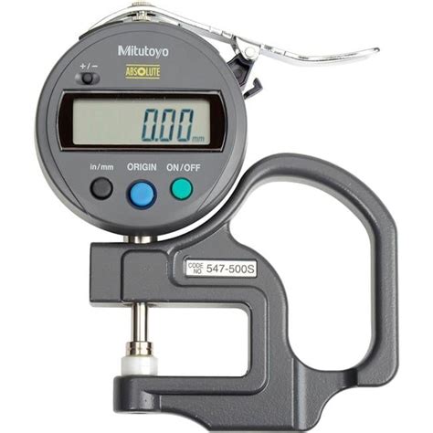 Mitutoyo 547 500s 0 47 0 12mm Digimatic Digital Thickness Gauge