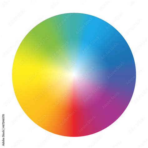 Gradient Color Wheel Stock Vector Adobe Stock