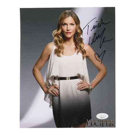 Tricia Helfer Signed Lucifer 8x10 Photo Jsa Pristine Auction