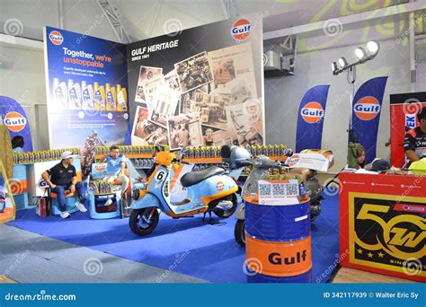 Gulf Booth At Moto Heritage Weekend In Muntinlupa Philippines