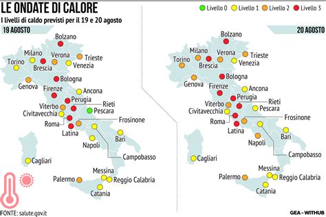 Ondate Di Calore Le Città Più Calde