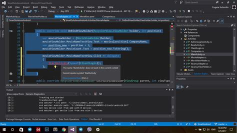 C Start Activity From Recyclerview Xamarin Stack Overflow