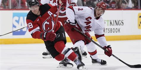 Nhl Playoff Preview New Jersey Devils At Carolina Hurricanes With Line