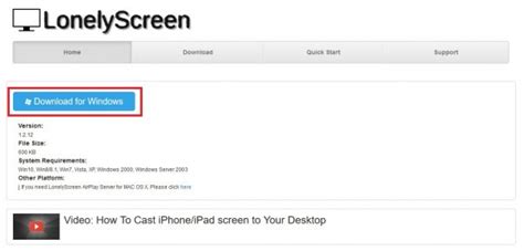 Iphone Ipadの画面を無料で録画する方法ミラーリングソフトlonelyscreenの使い方 カンタン動画入門