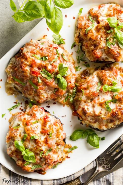 Sausage Stuffed Portobello Mushrooms Food And Drink