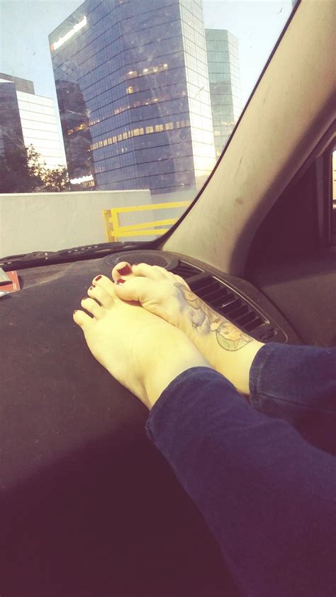 Yet Another Pic Of My Wifeys Yummy Feet On The Dash Enjoy Dms
