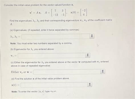 solved consider the initial value problem for the