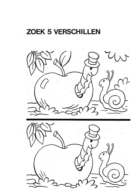 Zoek De 5 Verschillen 1 2550×3510 Pixels Werkbladen Schoolactiviteiten Activiteiten