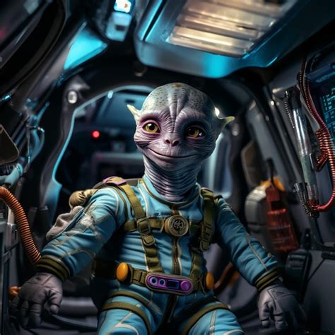 Premium Ai Image Alien 3d Design