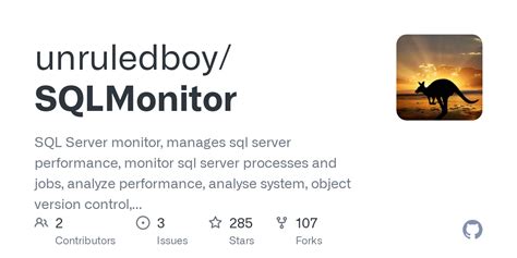 GitHub Unruledbabe SQLMonitor SQL Server Monitor Manages Sql Server Performance Monitor Sql