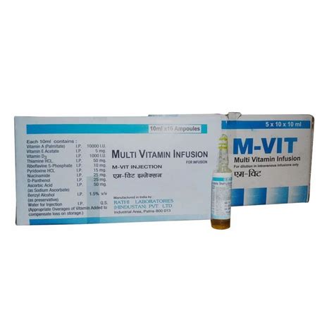 M Vit Multi Vitamine Influinse Injection At ₹ 350box Methylcobalamin