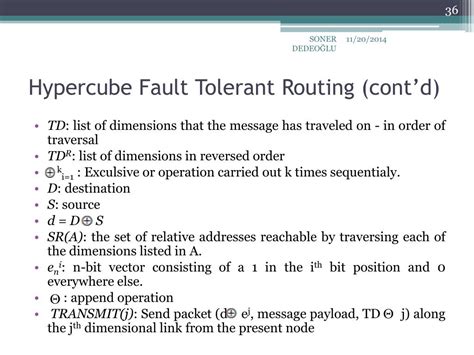 PPT FAULT TOLERANT NETWORKS AND FAULT TOLERANT ROUTING PowerPoint