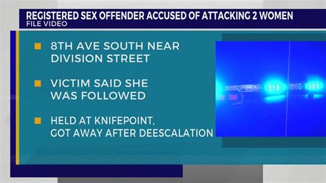 registered sex offender accused of attacking 2 women in nashville tn