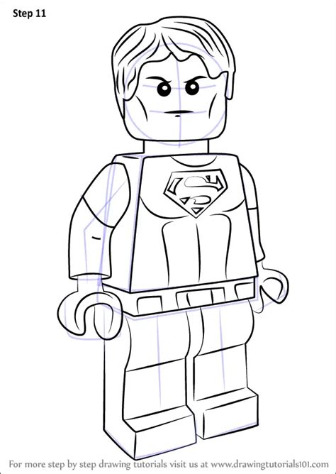 How To Draw Lego Superbabe Lego Step By Step DrawingTutorials101 Com