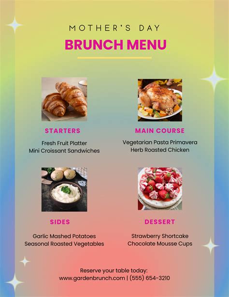 Free Aesthetic Mothers Day Menu Flyer Template To Edit Online