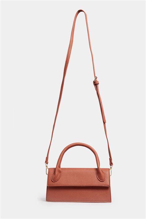 Rust Orange Top Handle Crossbody Bag Yours Clothing
