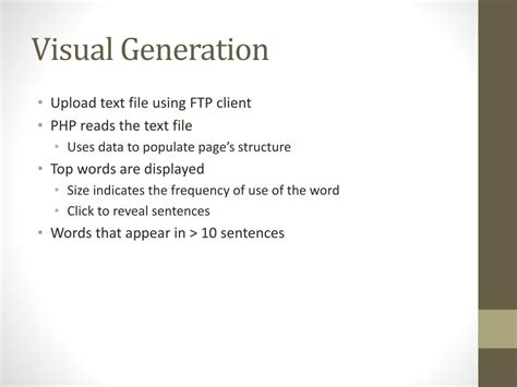 Ppt Visualizing Text Powerpoint Presentation Free Download Id 2277011